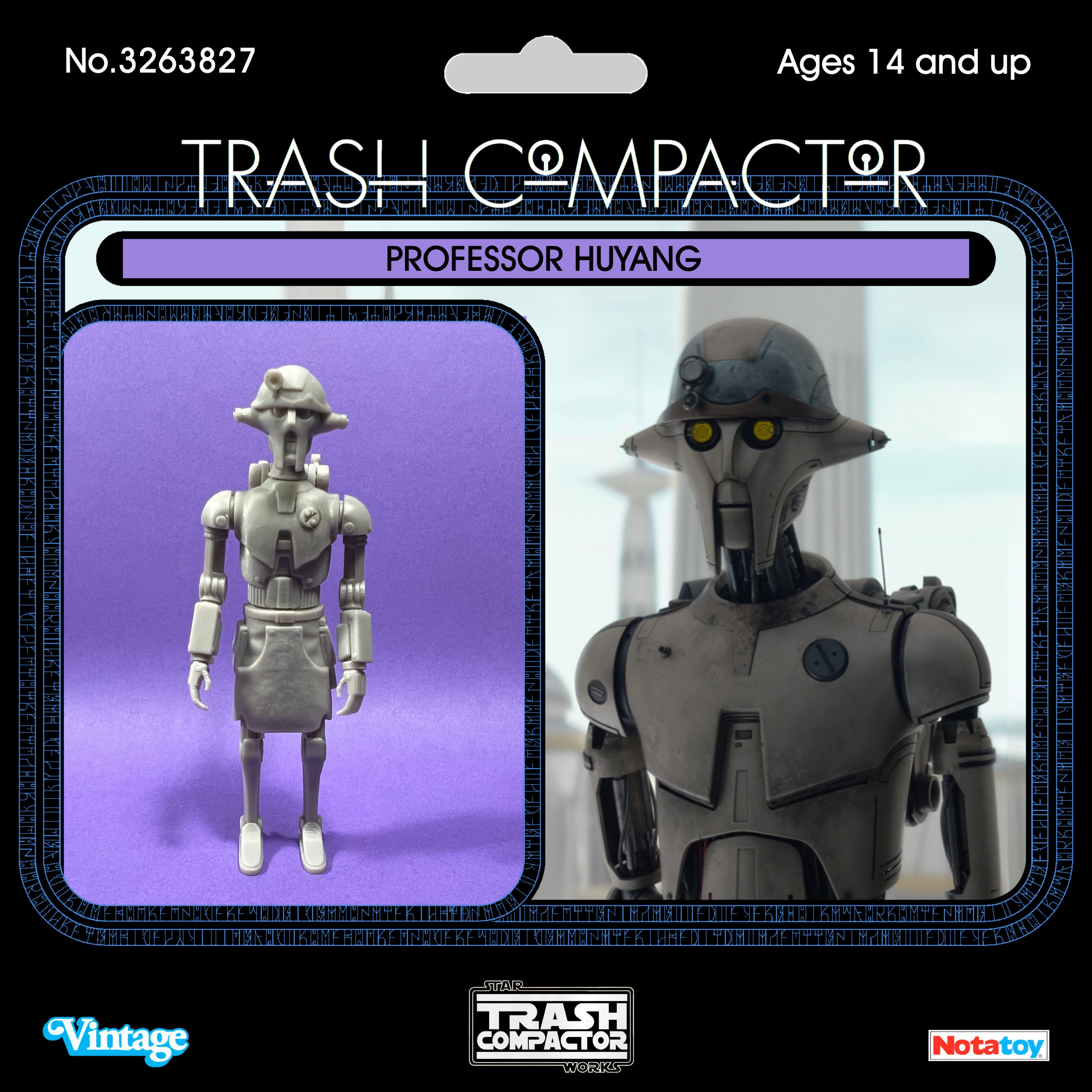 Professor Huyang - 3D Printed Model Kit (from Ashoka)- Vintage-style ...