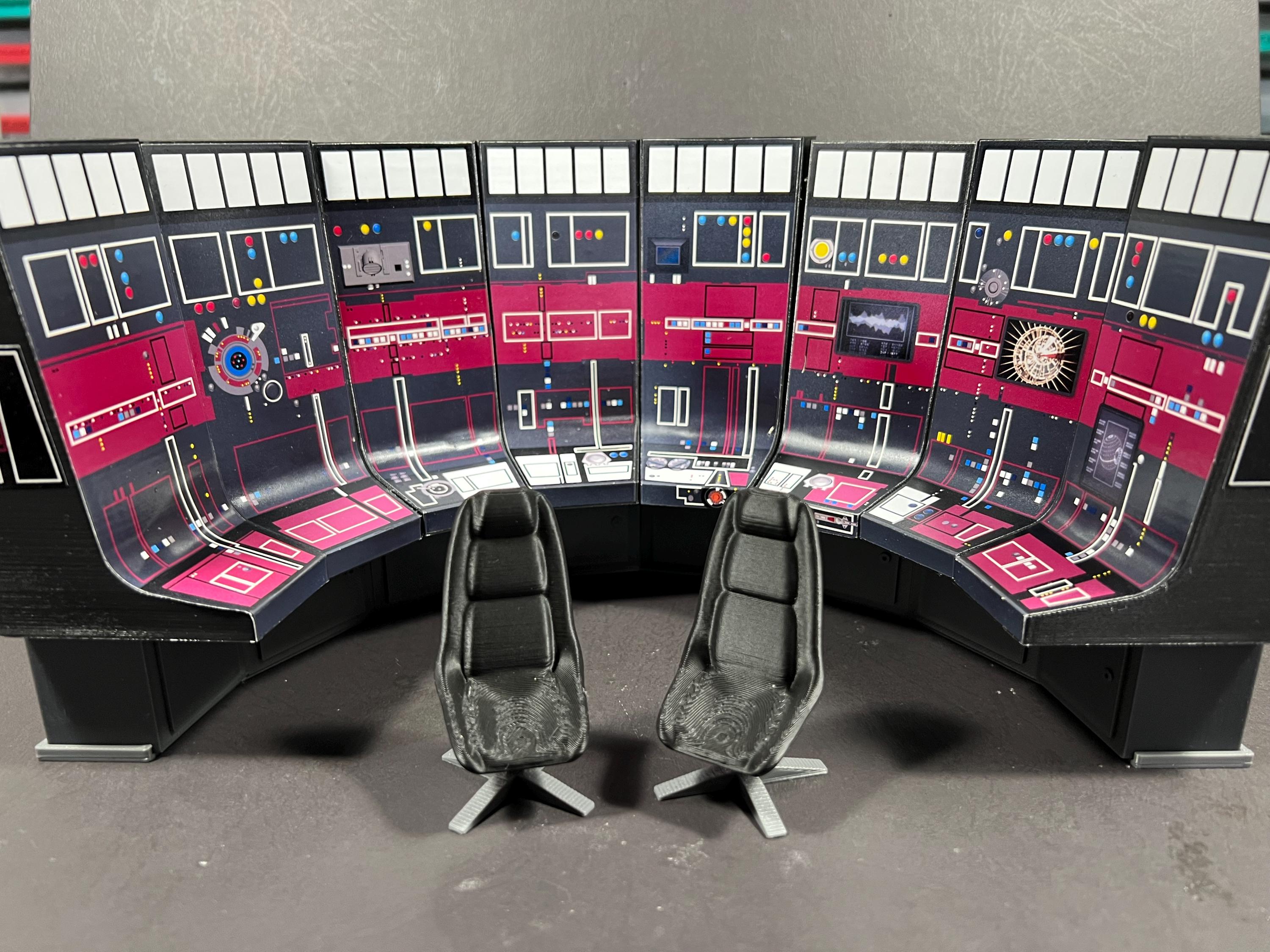 Hanger Bay Death Star Console - 3D Printed- Vintage-style Star Wars ...