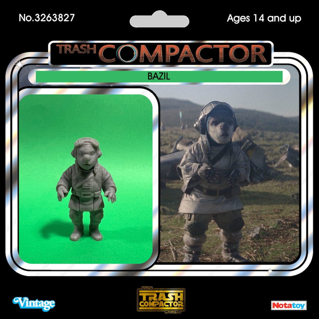 Bazil (the Acolyte) - 3D Printed Model Kit - Vintage-style Star Wars ...
