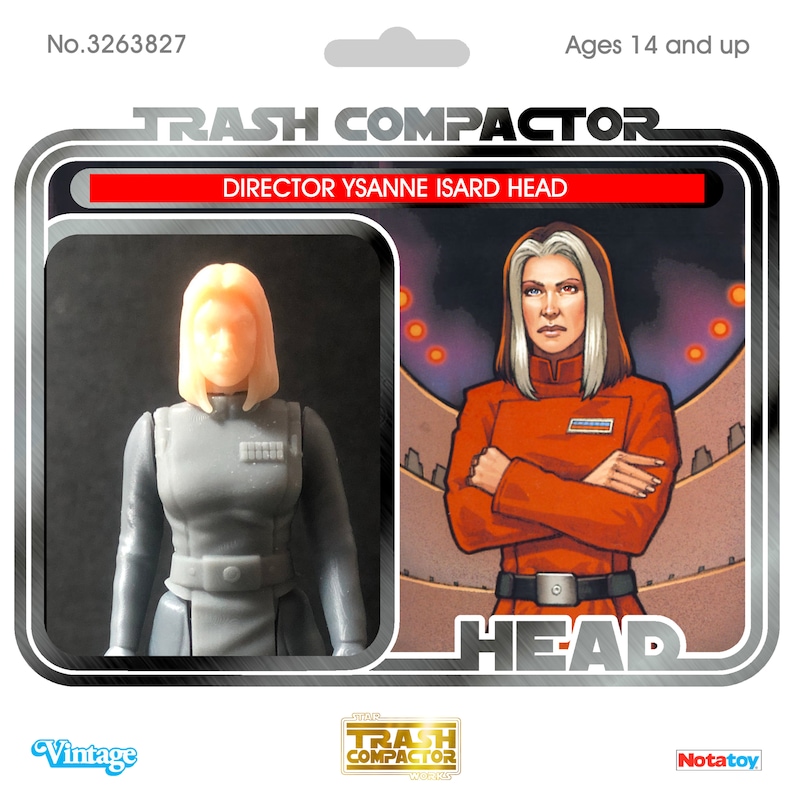 Director Ysanne Isard Head 3D Printed - Etsy