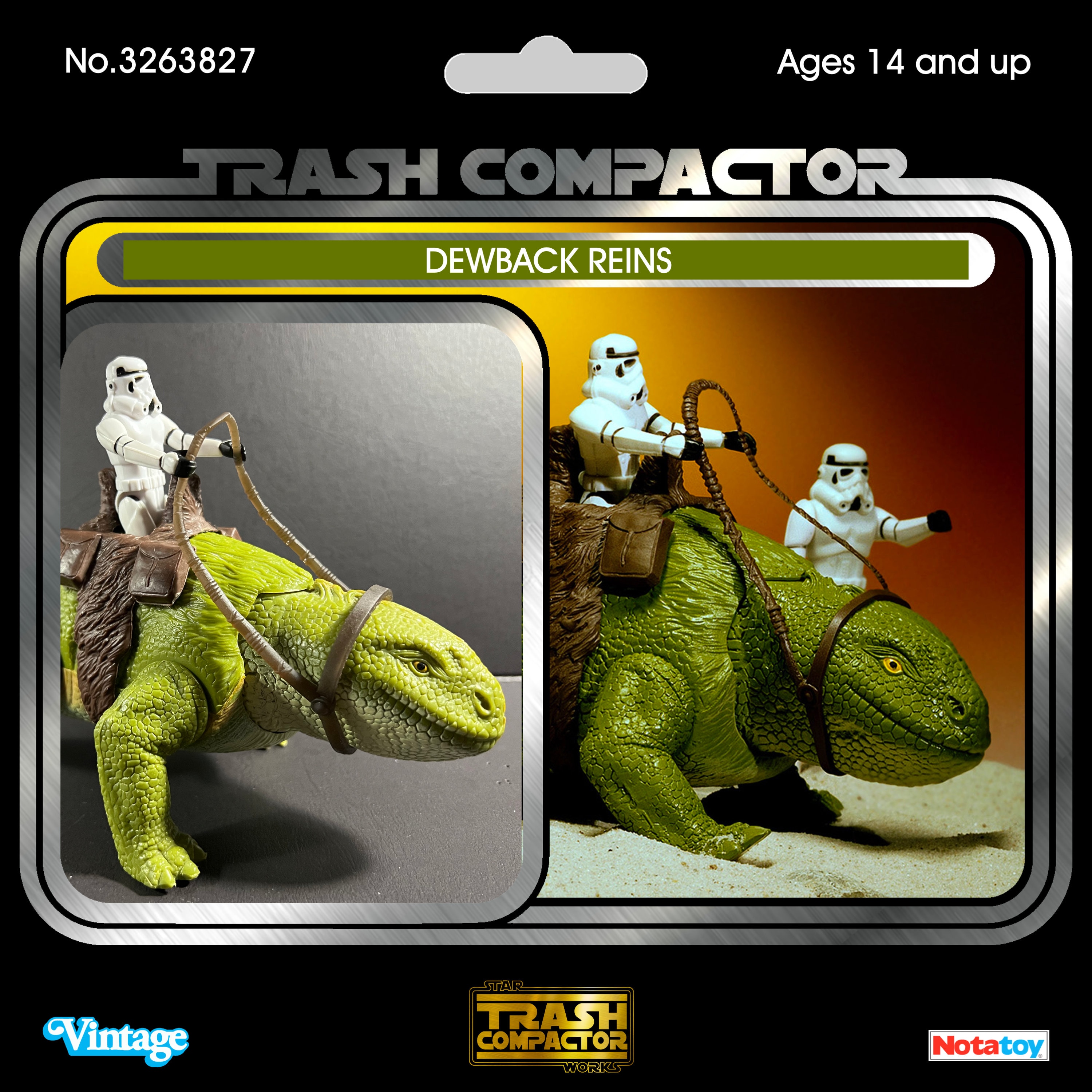 Dewback Reins - 3D Printed- Vintage-style Star Wars Custom - Etsy