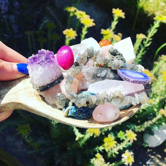 Crystal Confetti LARGE Crystal Scoop Lucky Dip Crystals - Etsy