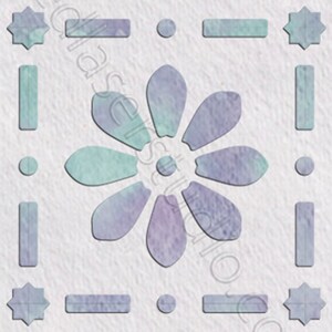 Tile 100x100 various size Pattern | Etsy