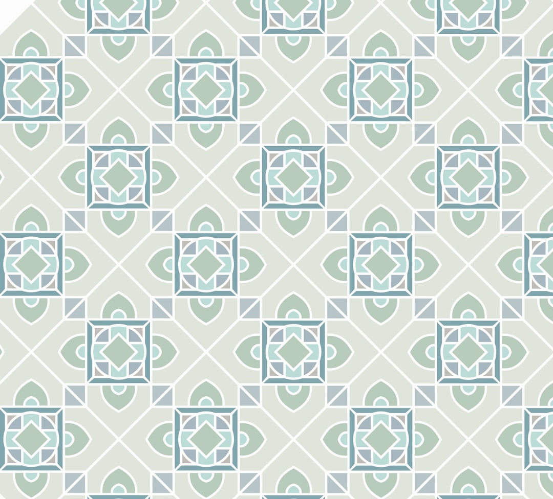 Tile Stencil 100x100 Various Size Allover Pattern Wall Floor Crafts Art ...