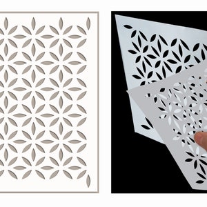 Tamer Moroccan Stencil Allover Pattern Painting Wall Furniture Floor ...