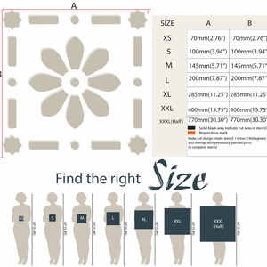 Tile 100x100 Various Size Pattern Stencil Painting Walls Floor - Etsy UK