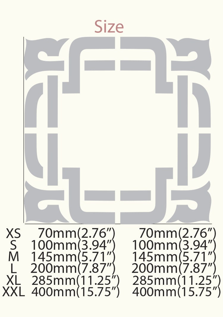 Tile Stencil 100x100 Various Size Allover Pattern Wall Floor - Etsy