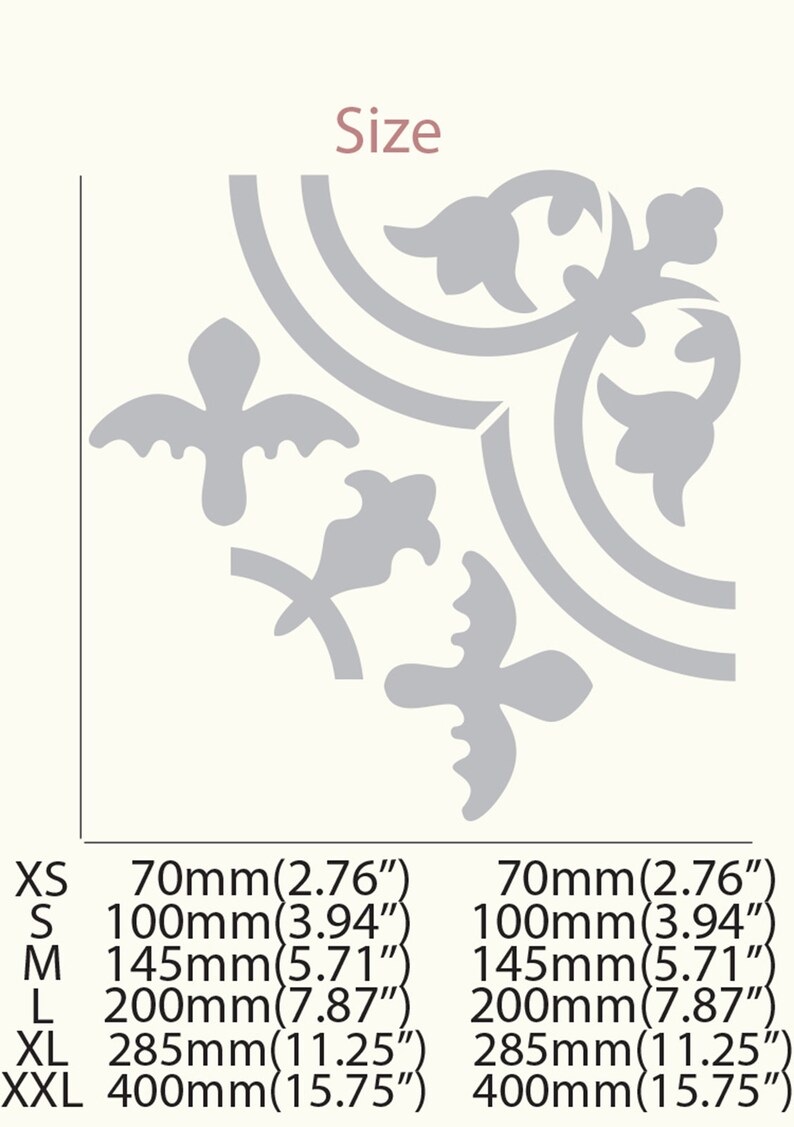 Tile 100x100 Various Size/ Pattern/ Stencils for Wall / - Etsy UK