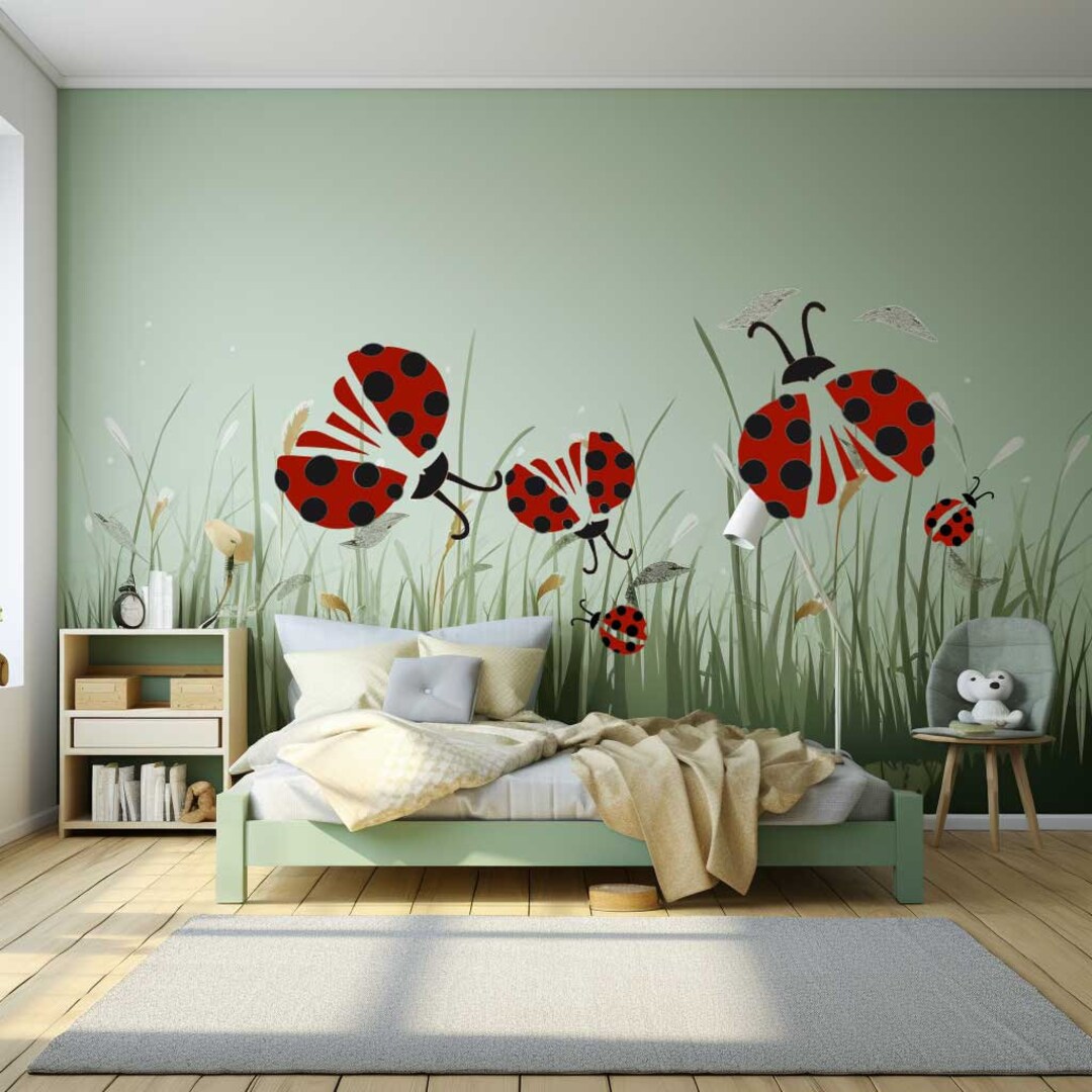 Ladybird Stencil Garden Decorative Painting Furniture Wall Card Making ...