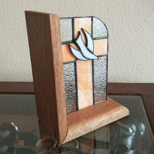 Bookend, Cross, White Dove, Religious Gift, Book Lover Gift, Bookend ...