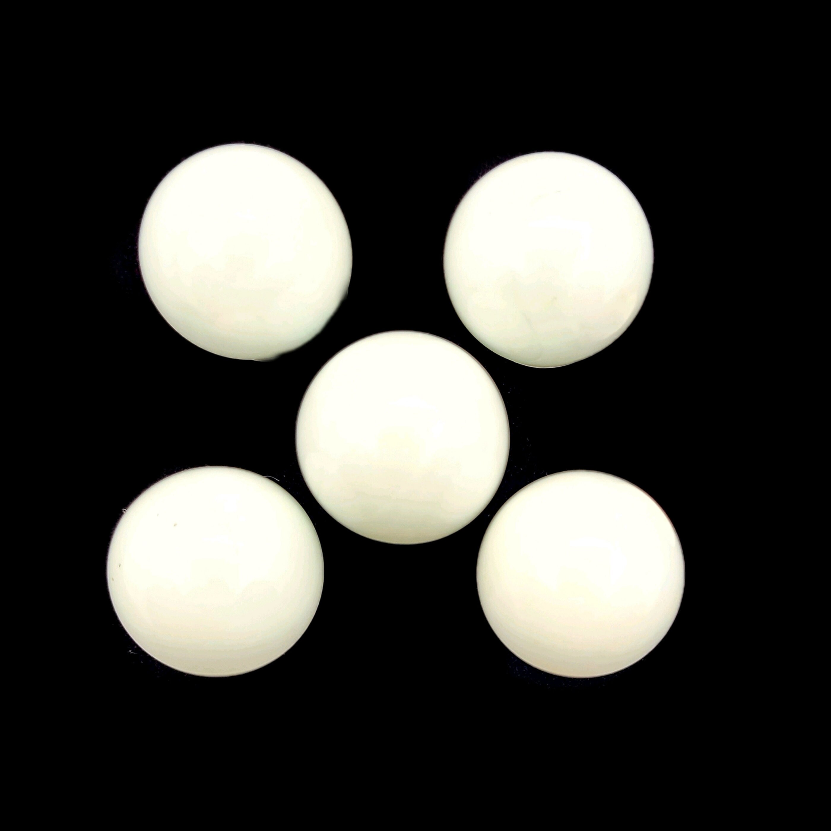 White Marbles 1 Inch, White Marbles for Games and Décor, Bulk White 1 ...