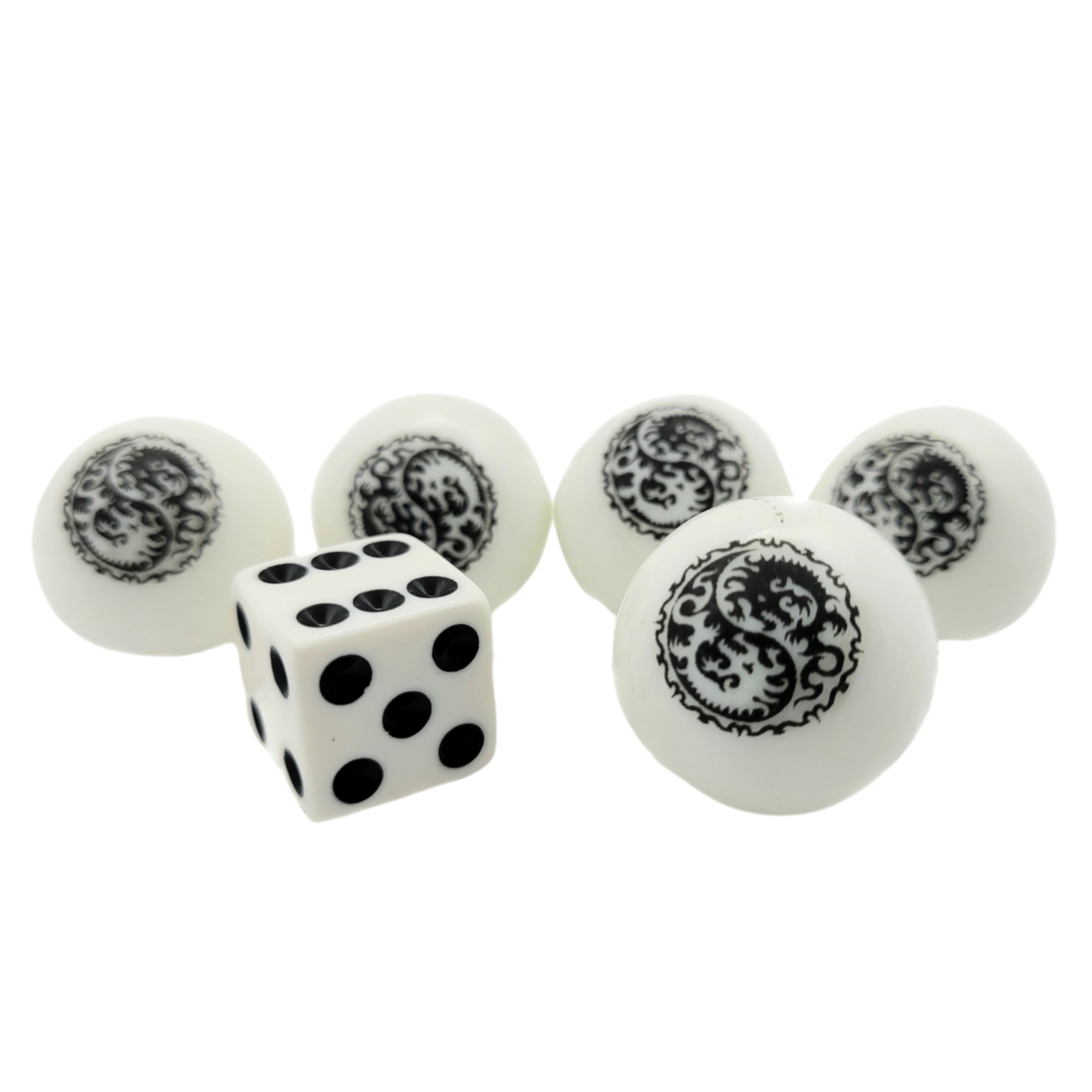 Aggravation, Wahoo, Yin Yang Dragon, 1" Marbles, Marble Game Set, Dice ...