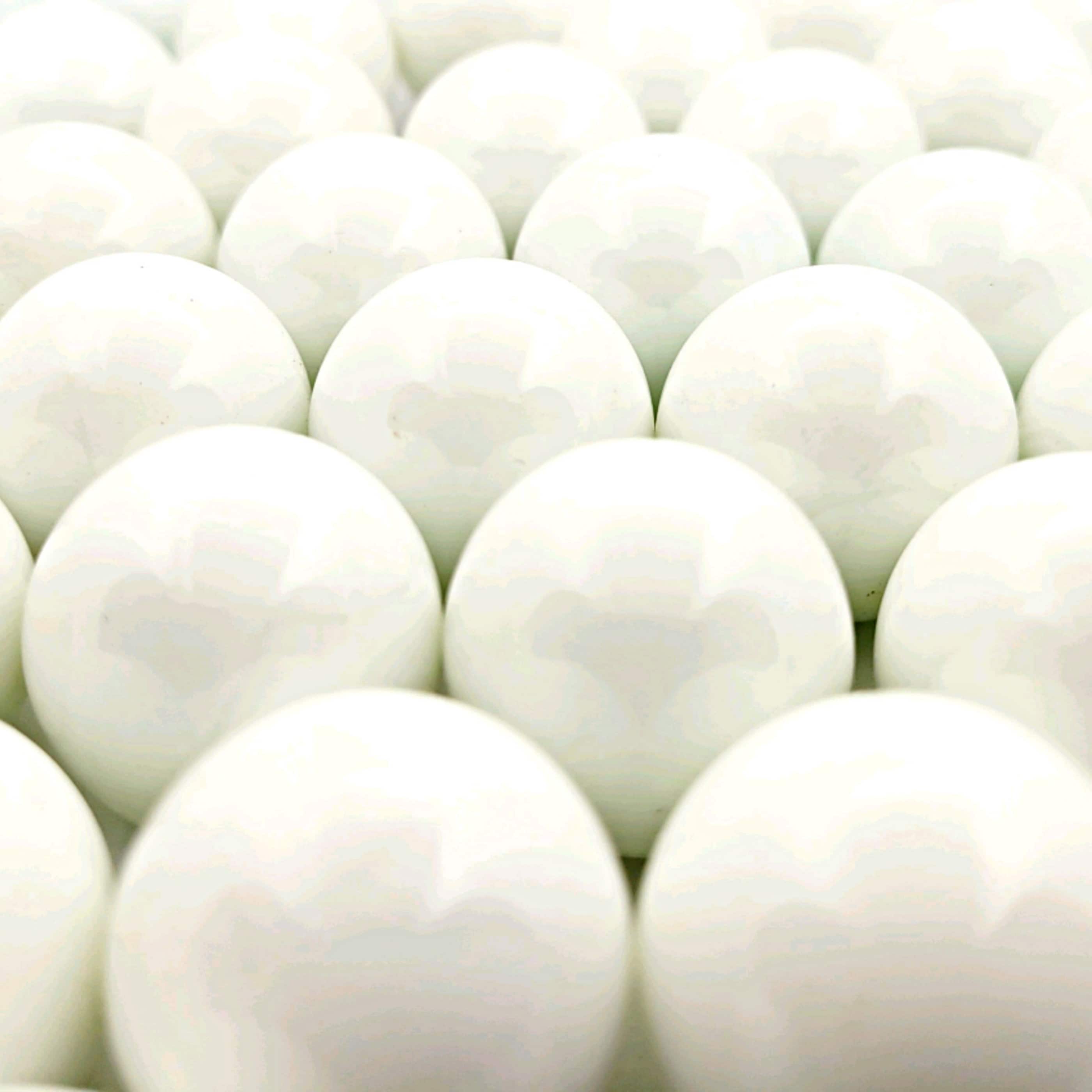 White Marbles 1 Inch, White Marbles for Games and Décor, Bulk White 1 ...