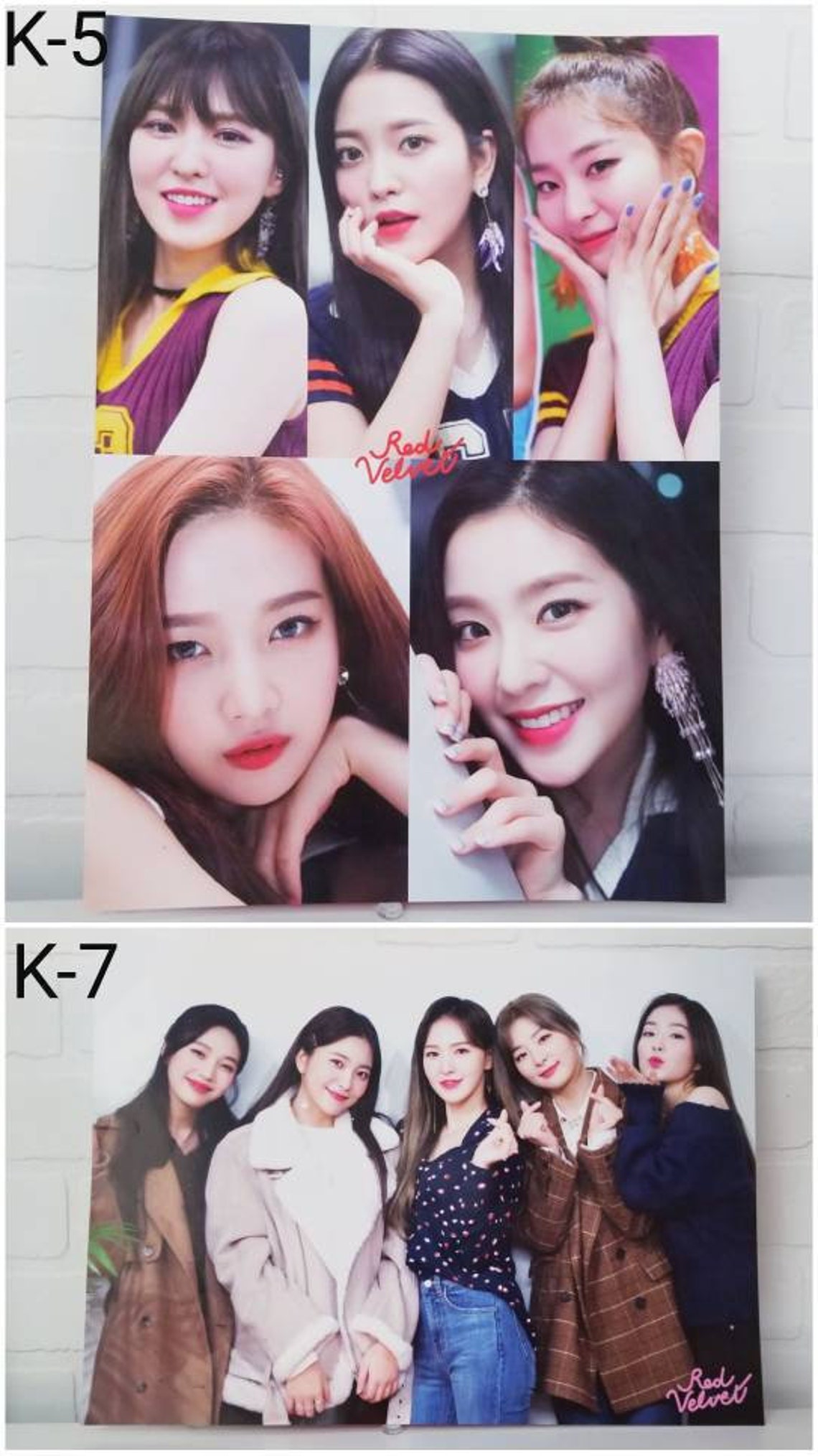 Red Velvet Poster Set ReVeluv Kpop Fandom Merch OPPANG | Etsy