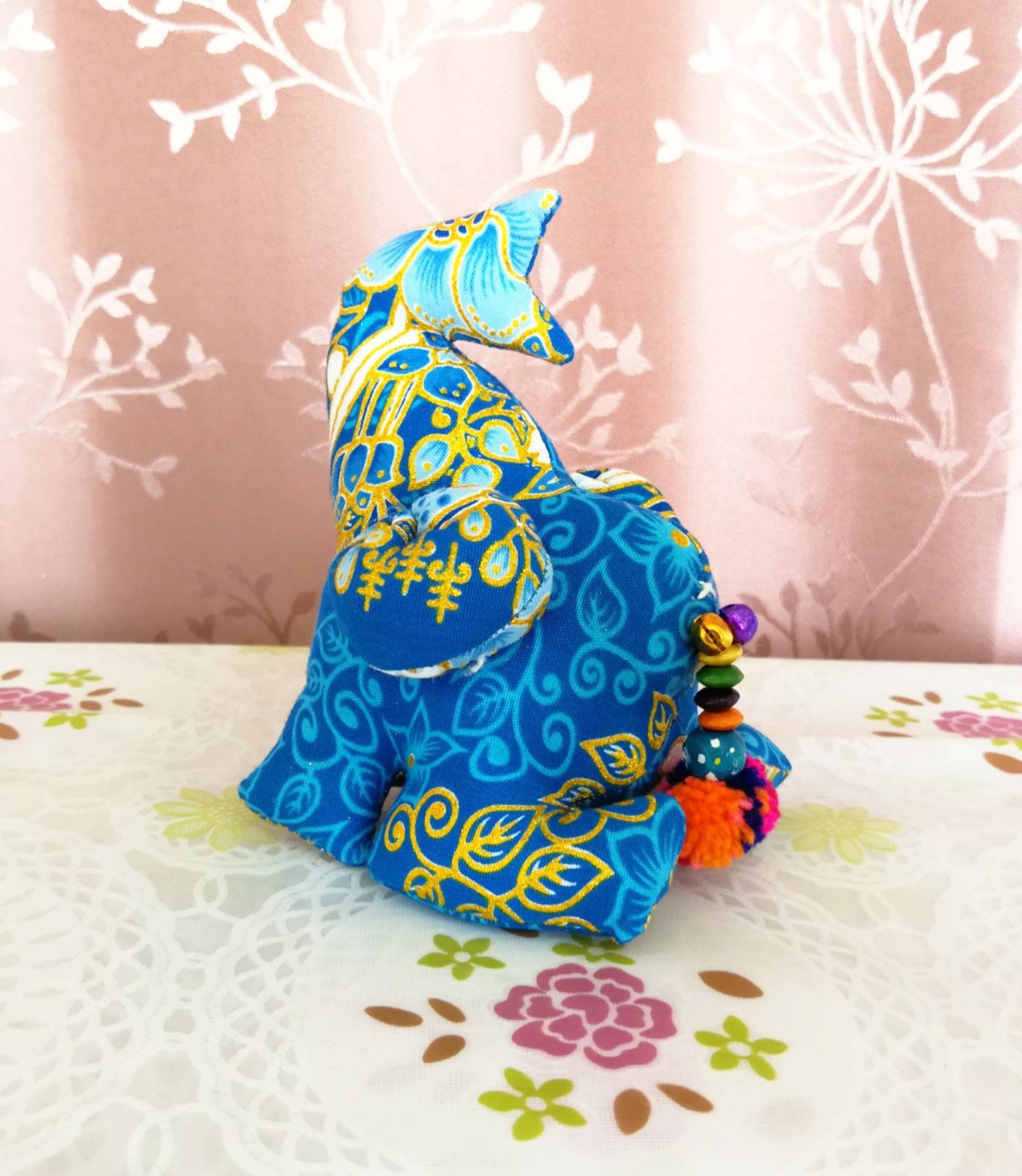 Stuffed Elephant Doll Elephant Handmade Elephant Plush Doll Home Decor ...