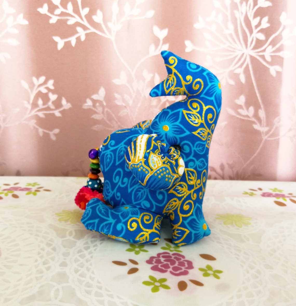 Stuffed Elephant Doll Elephant Handmade Elephant Plush Doll Home Decor ...