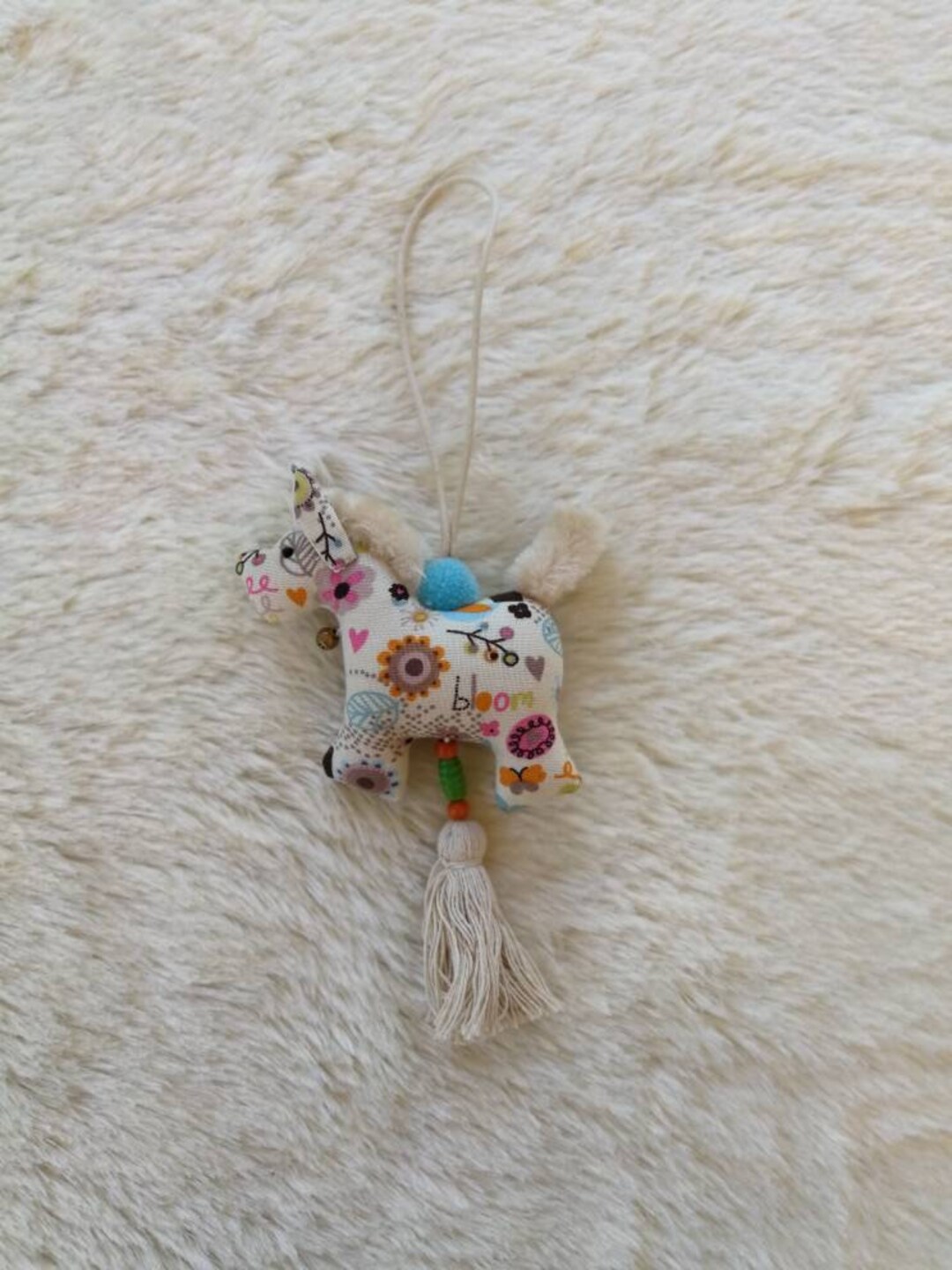 Horse Key Chains Horse Keychain Animal Keychain Fabric Horse Horse Key ...
