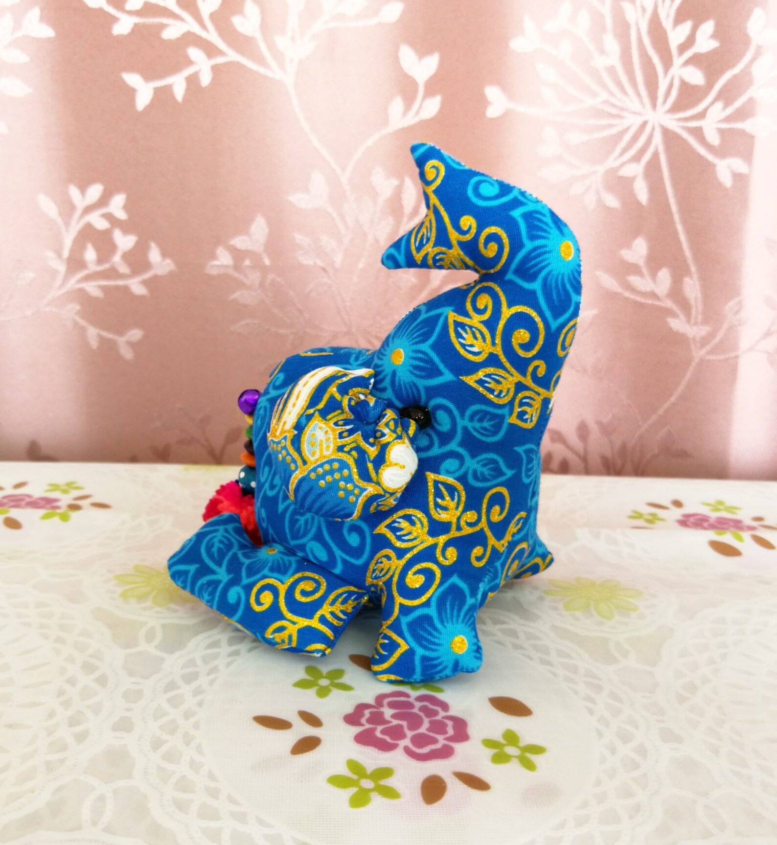 Stuffed Elephant Doll Elephant Handmade Elephant Plush Doll Home Decor ...