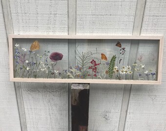 Pressed flower art | Etsy