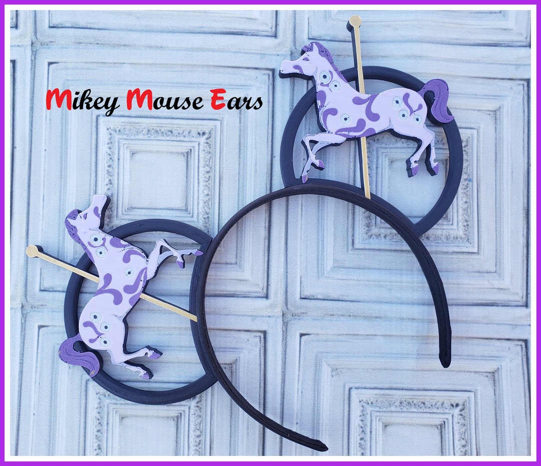 Mary Poppins Carousel Horse 3D Printed Mouse ears Bow Custom available ...