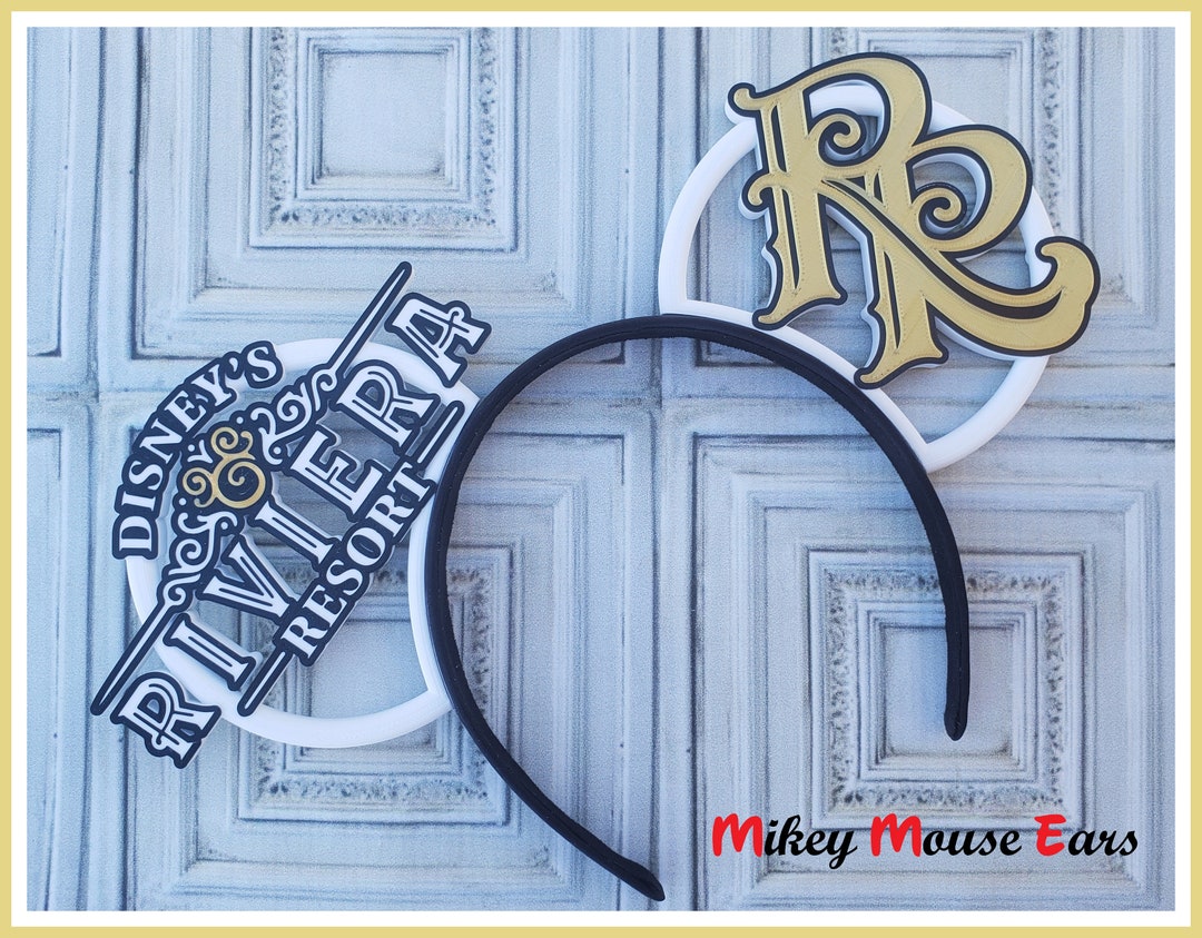 Riviera Resort DVC Disney Vacation Club Ears Printed Mouse Ears - Mikey ...