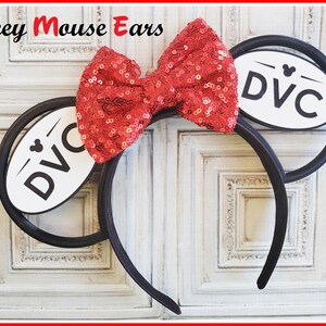 DVC Disney Vacation Club 3d Printed Mouse Ears - Custom Mikey Mouse ...