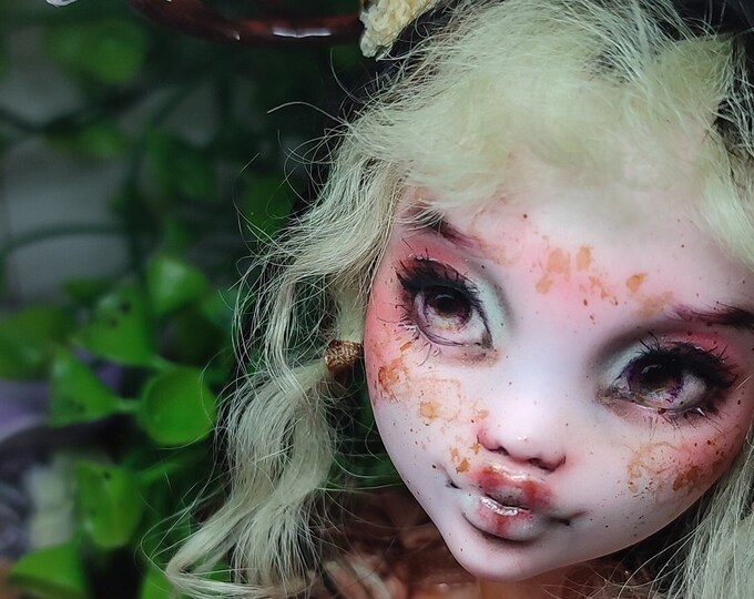 Forest Elf Monster High G3 Draculaura OOAK Art Doll Custom Repaint ...