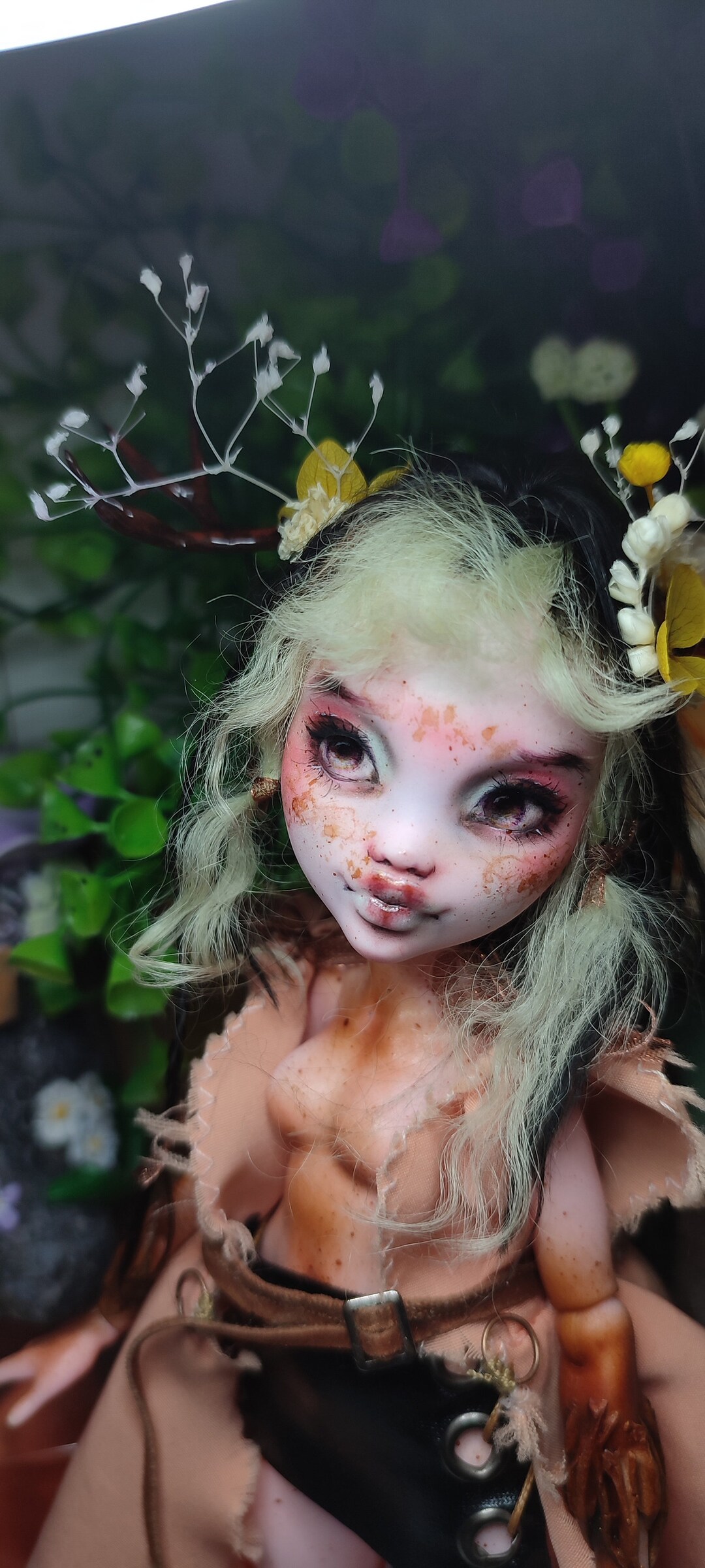 Forest Elf Monster High G3 Draculaura OOAK Art Doll Custom Repaint ...