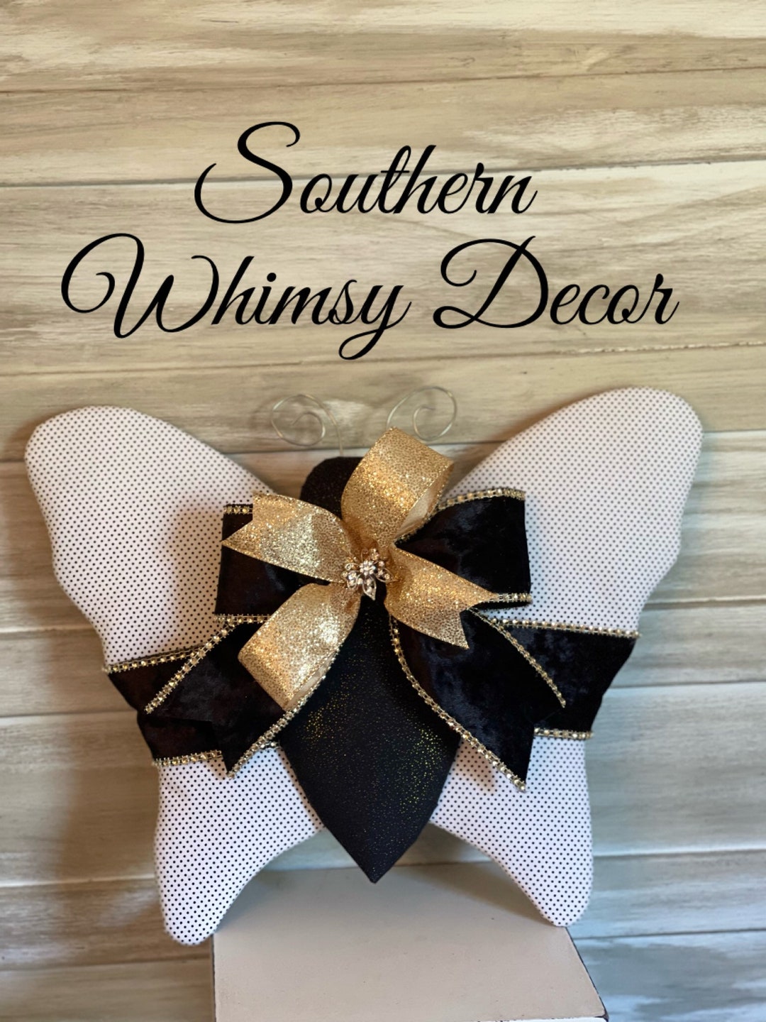 Butterfly Wreath Attachment, Butterfly Wreath, Spring Decor, Summer ...