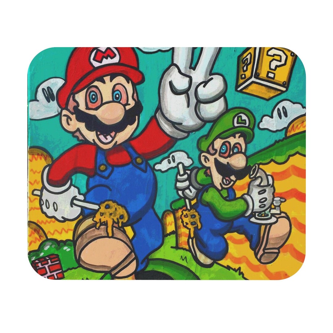 Dab Mat Mario and Luige - Etsy