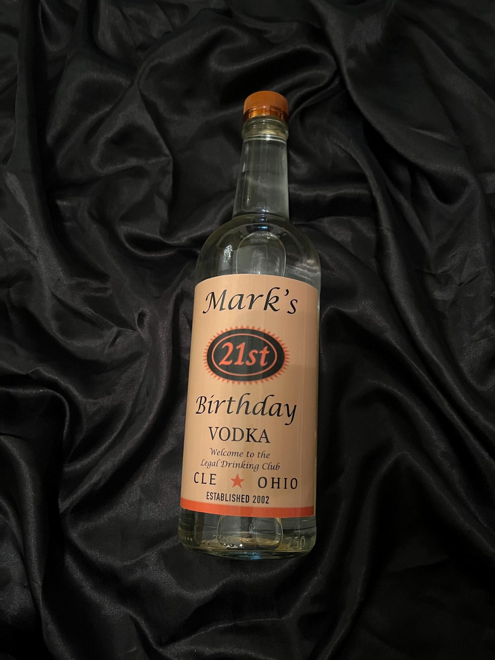 Custom Tito's Bottle Label - Etsy