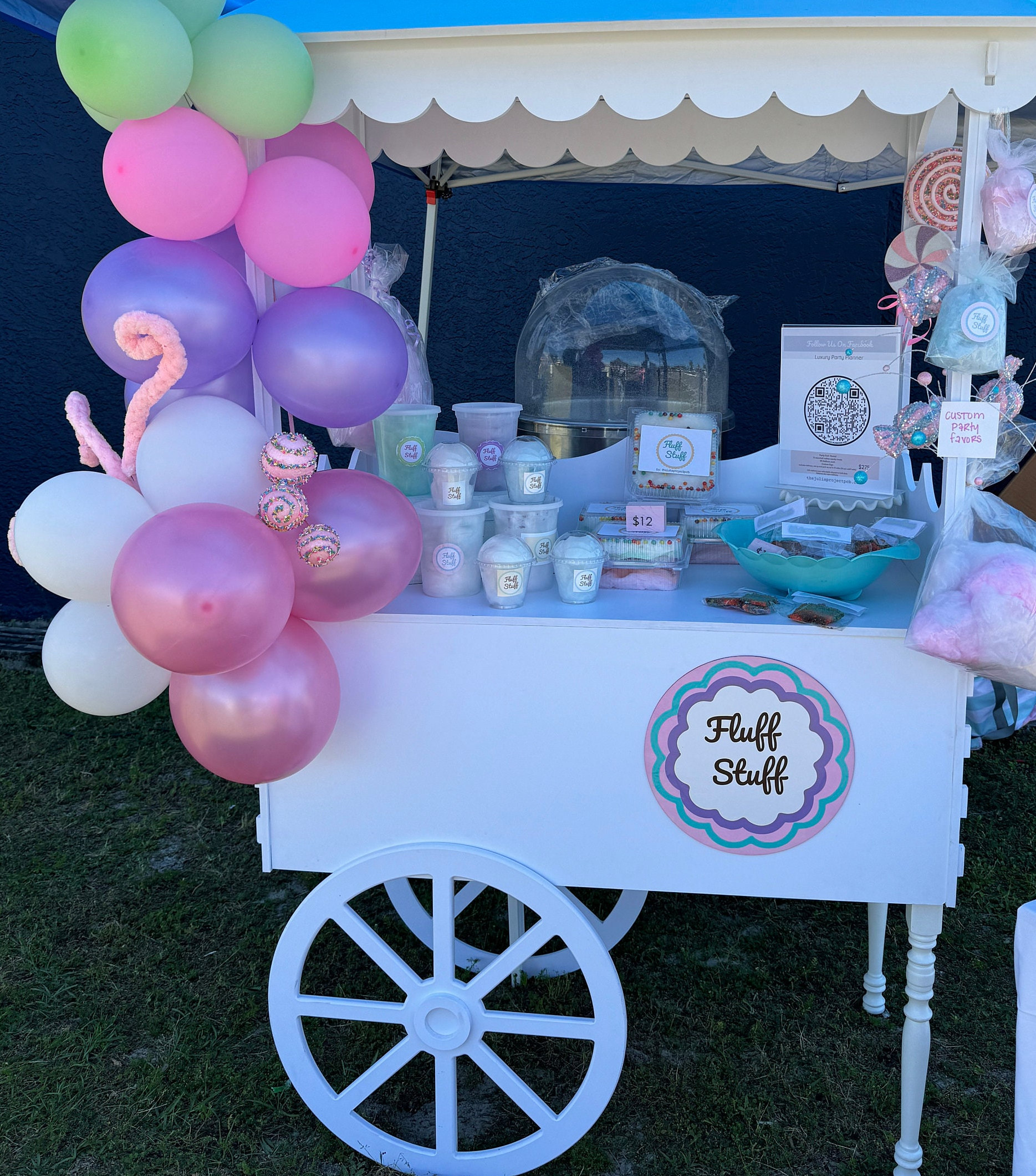 Party Cart LOCAL RENTAL Panama City Beach Area Candy Cart, Flower Cart ...