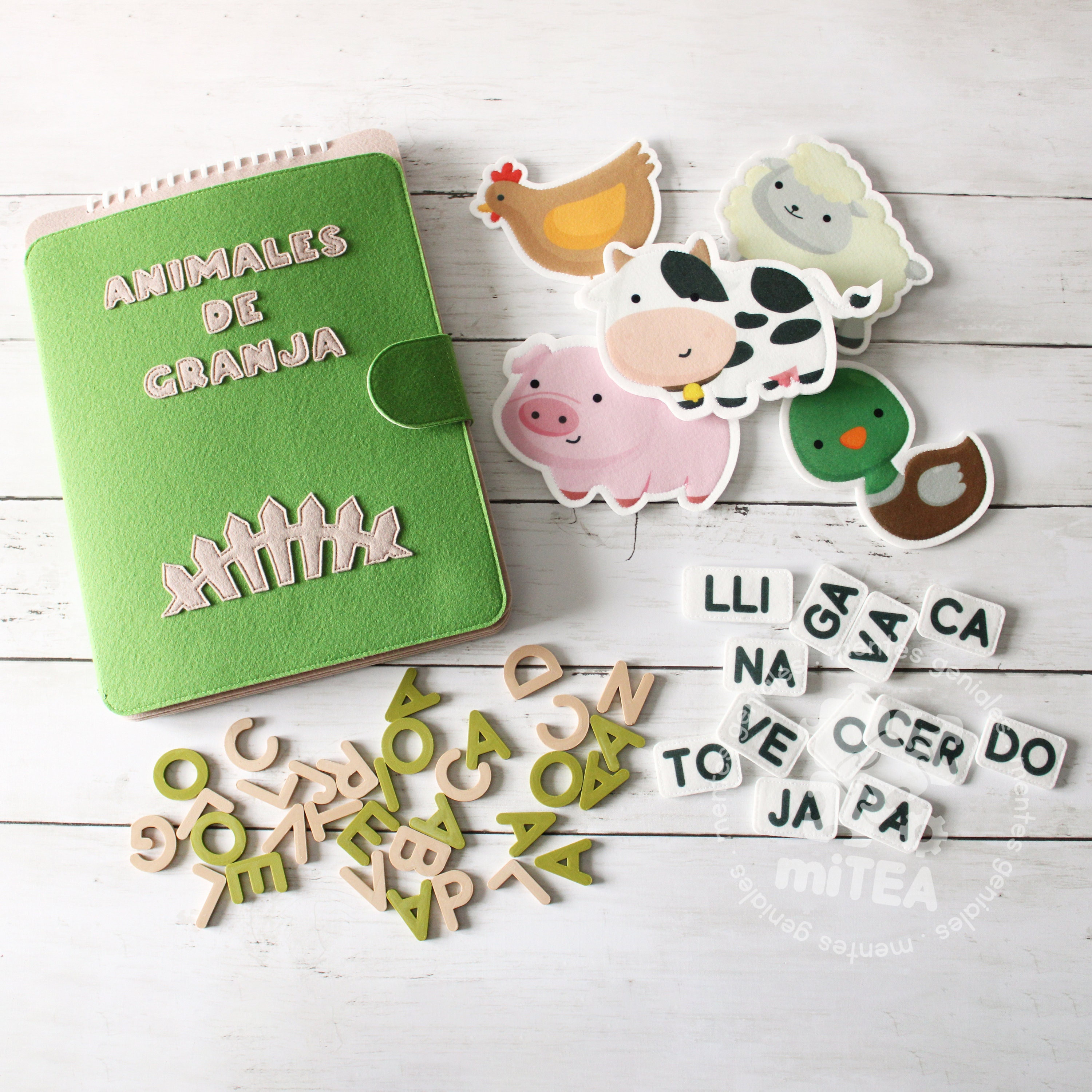 Cuaderno de Lectoescritura - La Granja - Etsy España