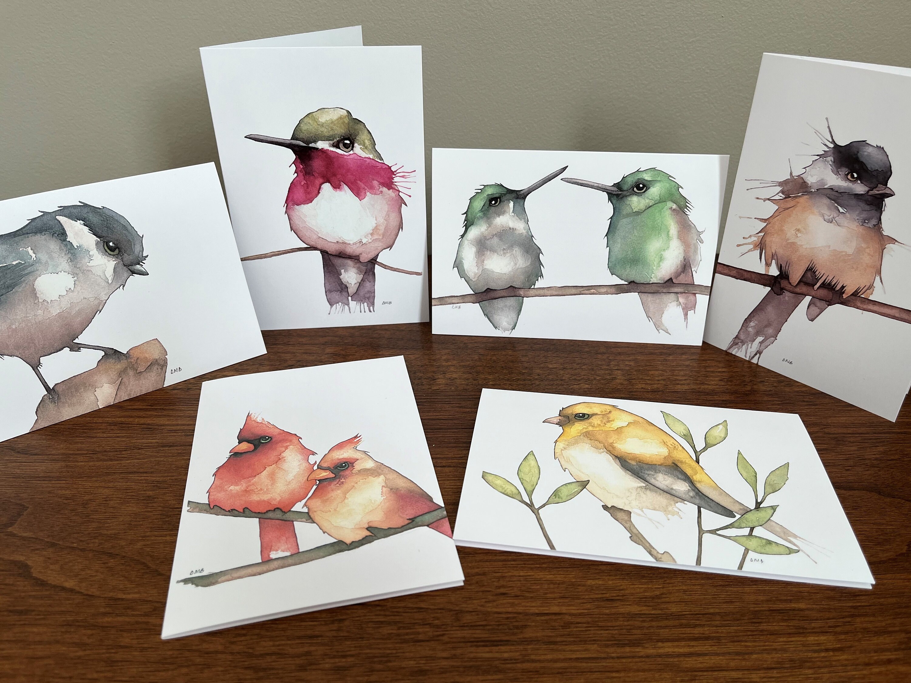 Two Notecard Pack Bundle Notecards Cats Dogs Animals Birds Pets ...