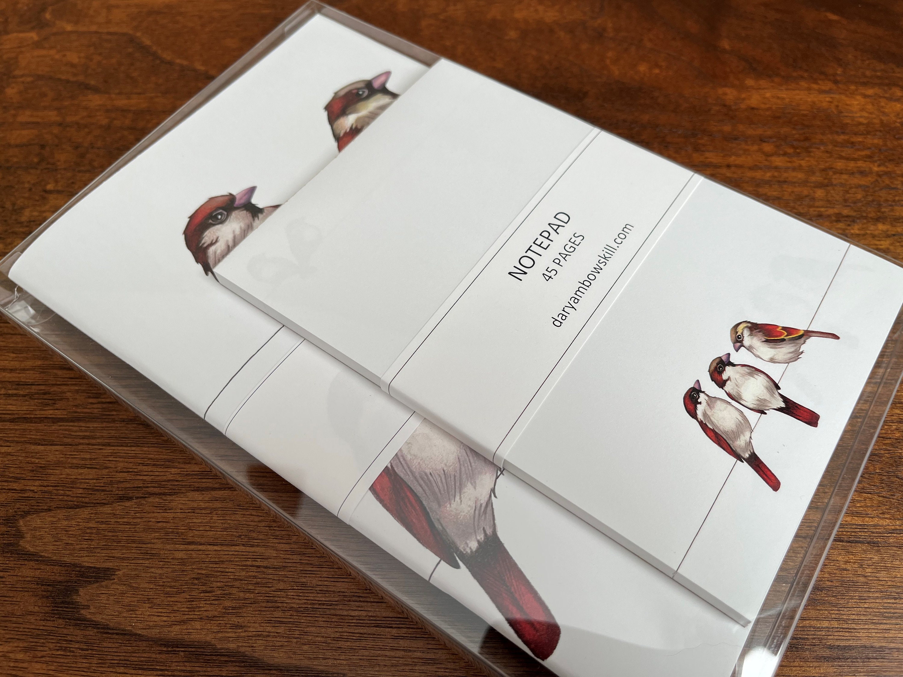 Sparrow Stationery Gift Set | Notebook | Notepad | Notecards | Original ...