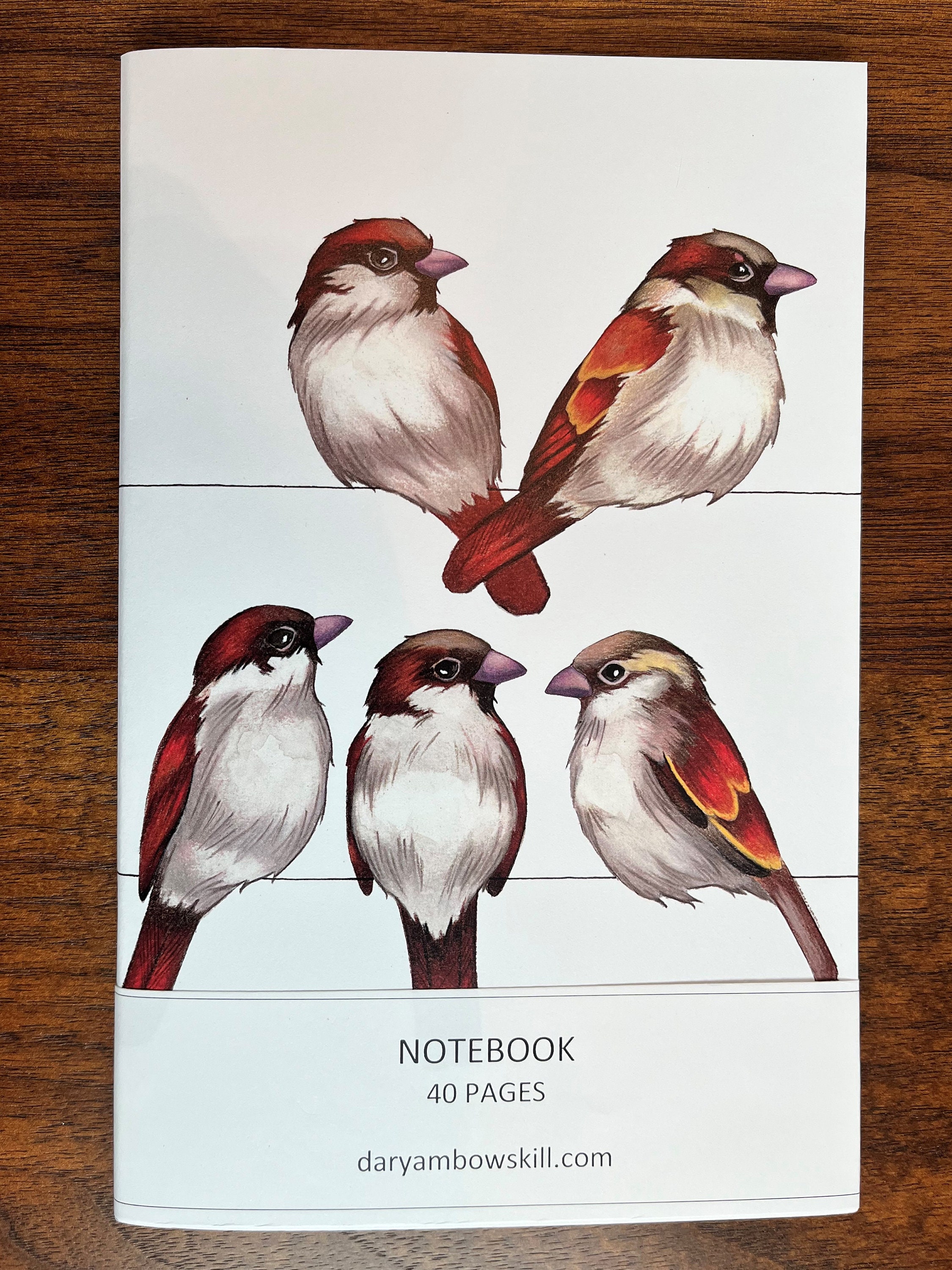 Sparrow Stationery Gift Set | Notebook | Notepad | Notecards | Original ...