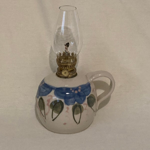 Pottery Oil Lamp - Etsy