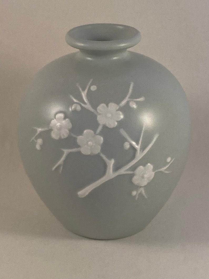 Copeland Spode England Geisha Prunus Round Vase - Etsy