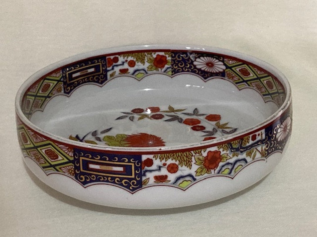 Mizuko Japan Imari Style With Gold Accents Decorative Bowl - Etsy