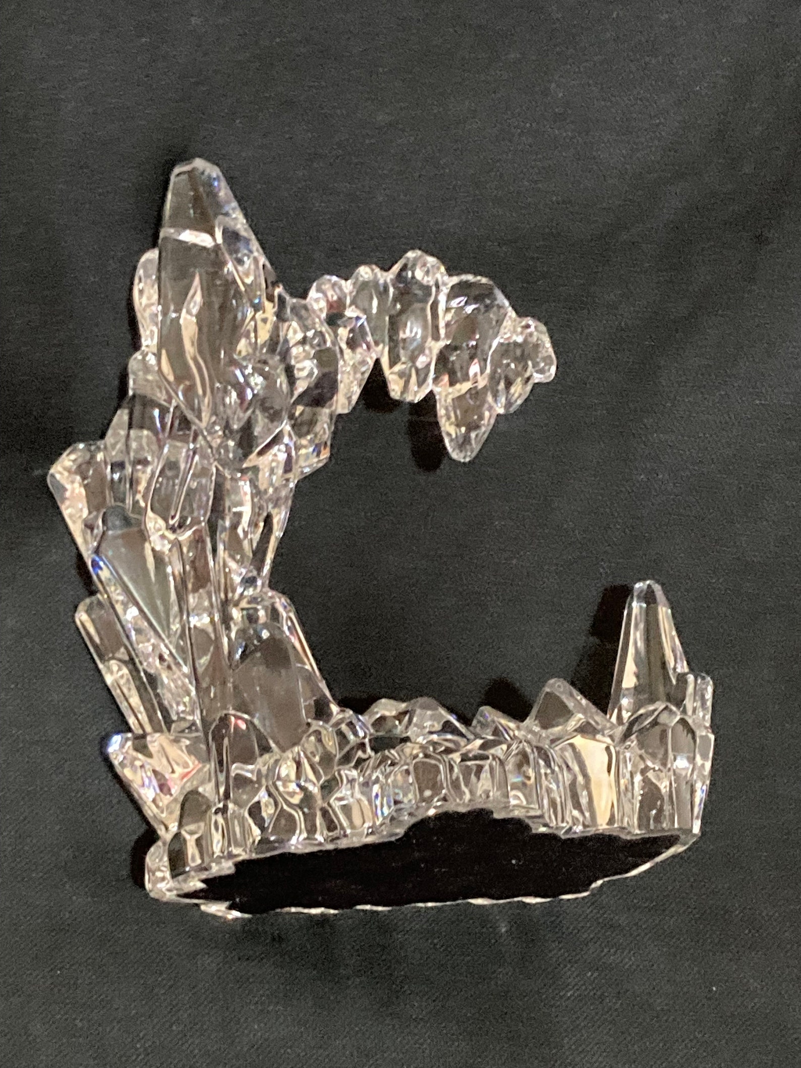 Crystal Art Glass Multi Faceted Crystals Sculpture Paperweight - Etsy