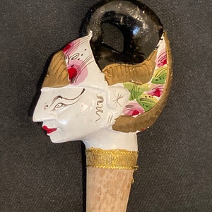 Vintage Indonesia Java Wayang Golek Puppet Head - Etsy