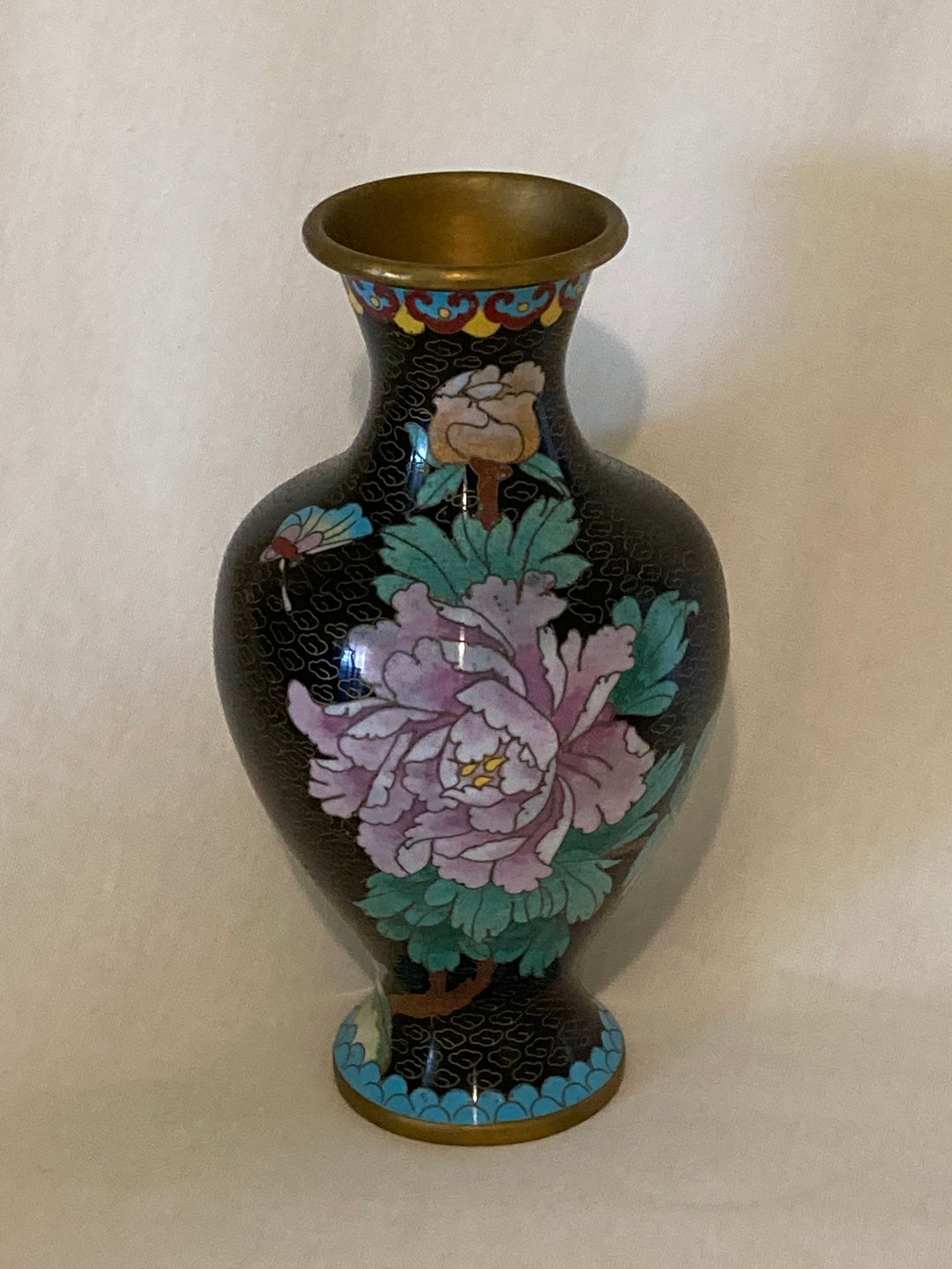 Chinese Jingfa Cloisonne Vase - Etsy Denmark