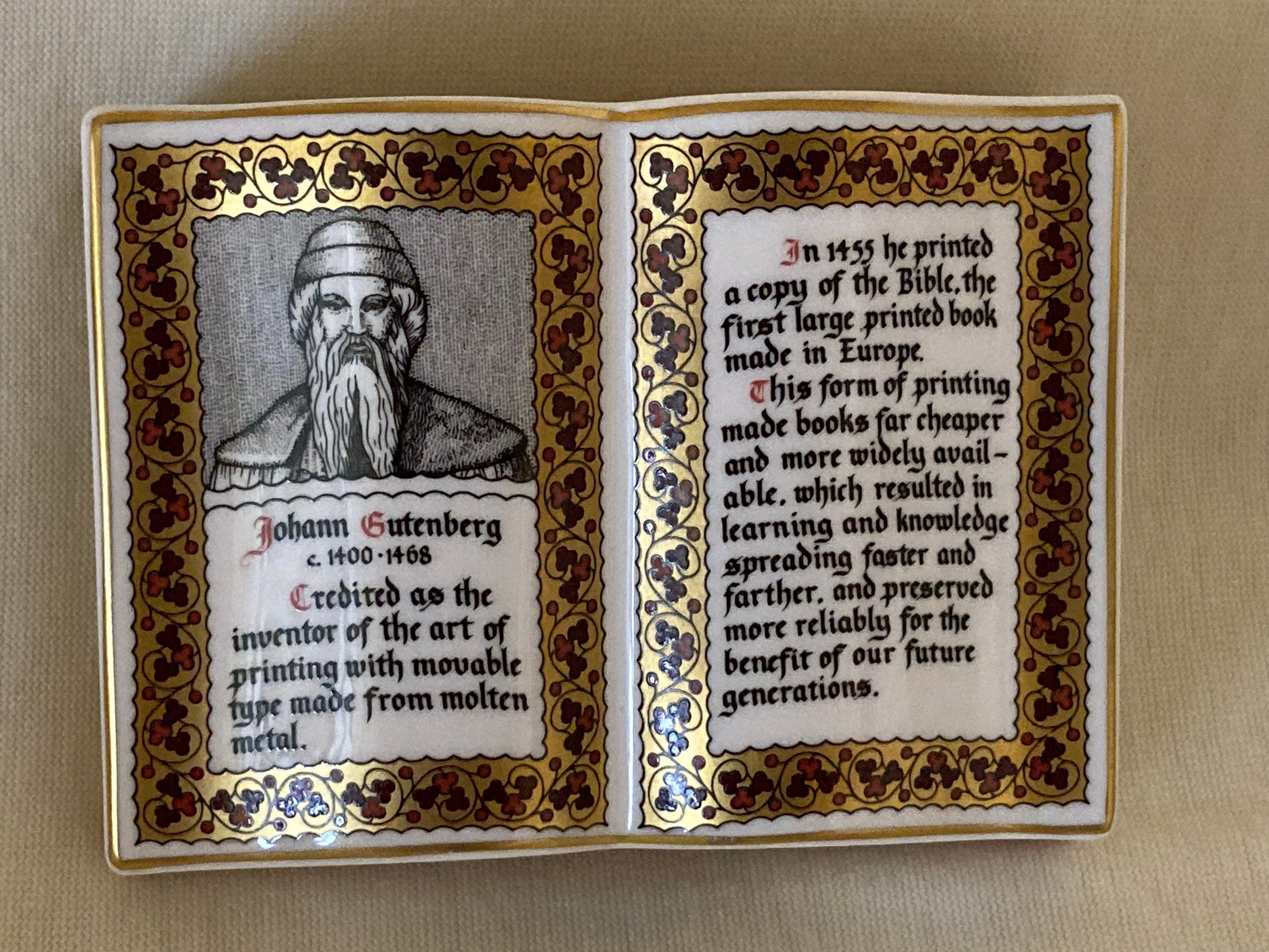 Copertina Della Bibbia Di Johannes Gutenberg