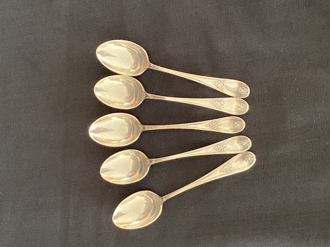 Vintage Dixon Sheffield England Set of Five Silverplate Teaspoons - Etsy