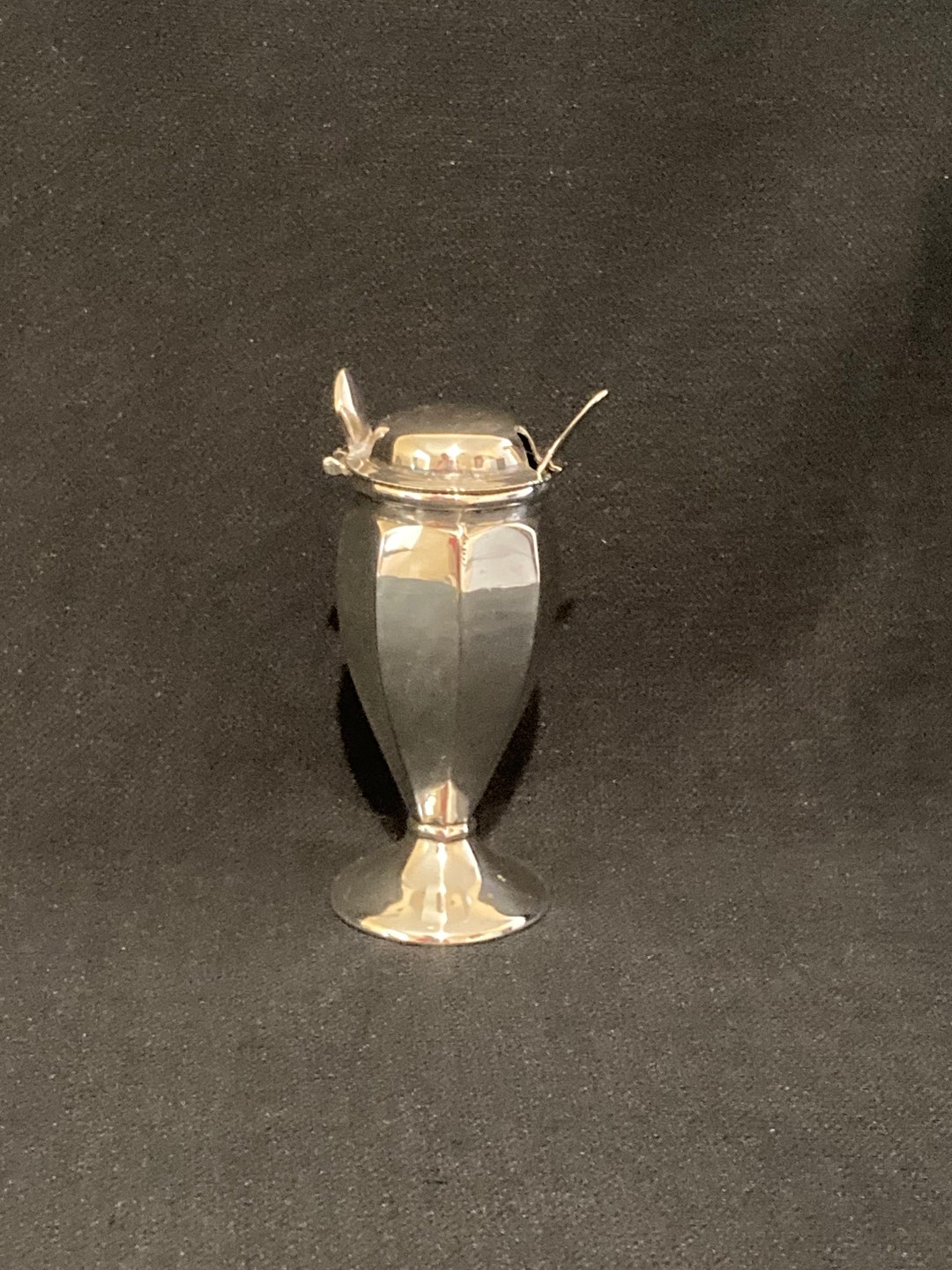 Perfection Silver Plate Mustard Salt Pot With Spoon - Etsy