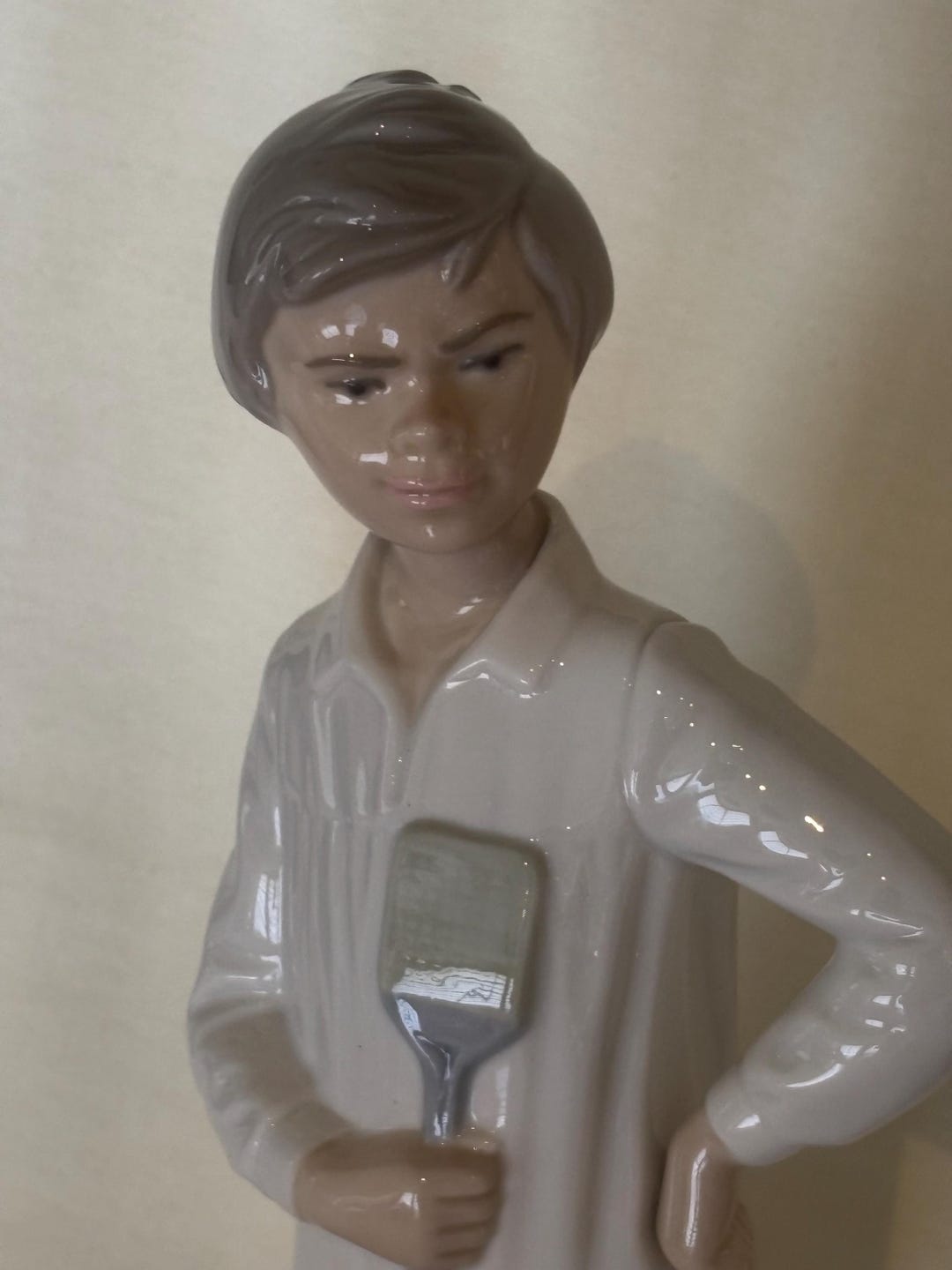 Lladro NAO Boy With Fly Swat Porcelain Figurine - Etsy