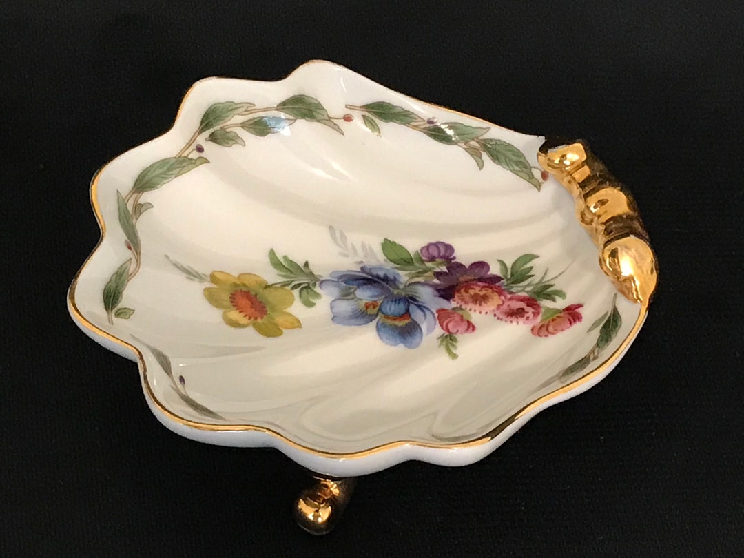 Regal Porcelain Footed Bayeux Shell Shape Dish - Etsy