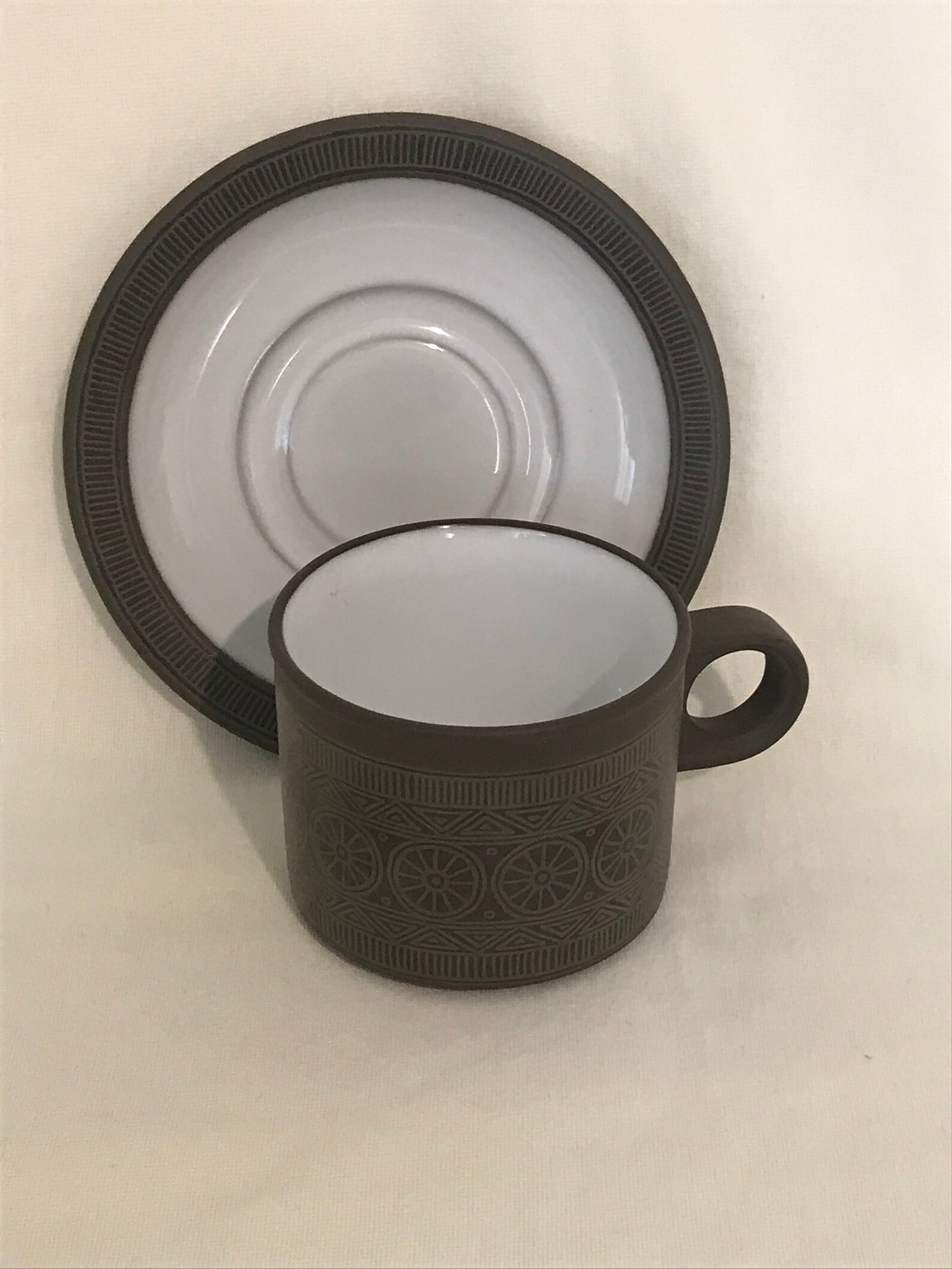 Palatine Hornsea Lancaster Pottery Cup & Saucer - Etsy