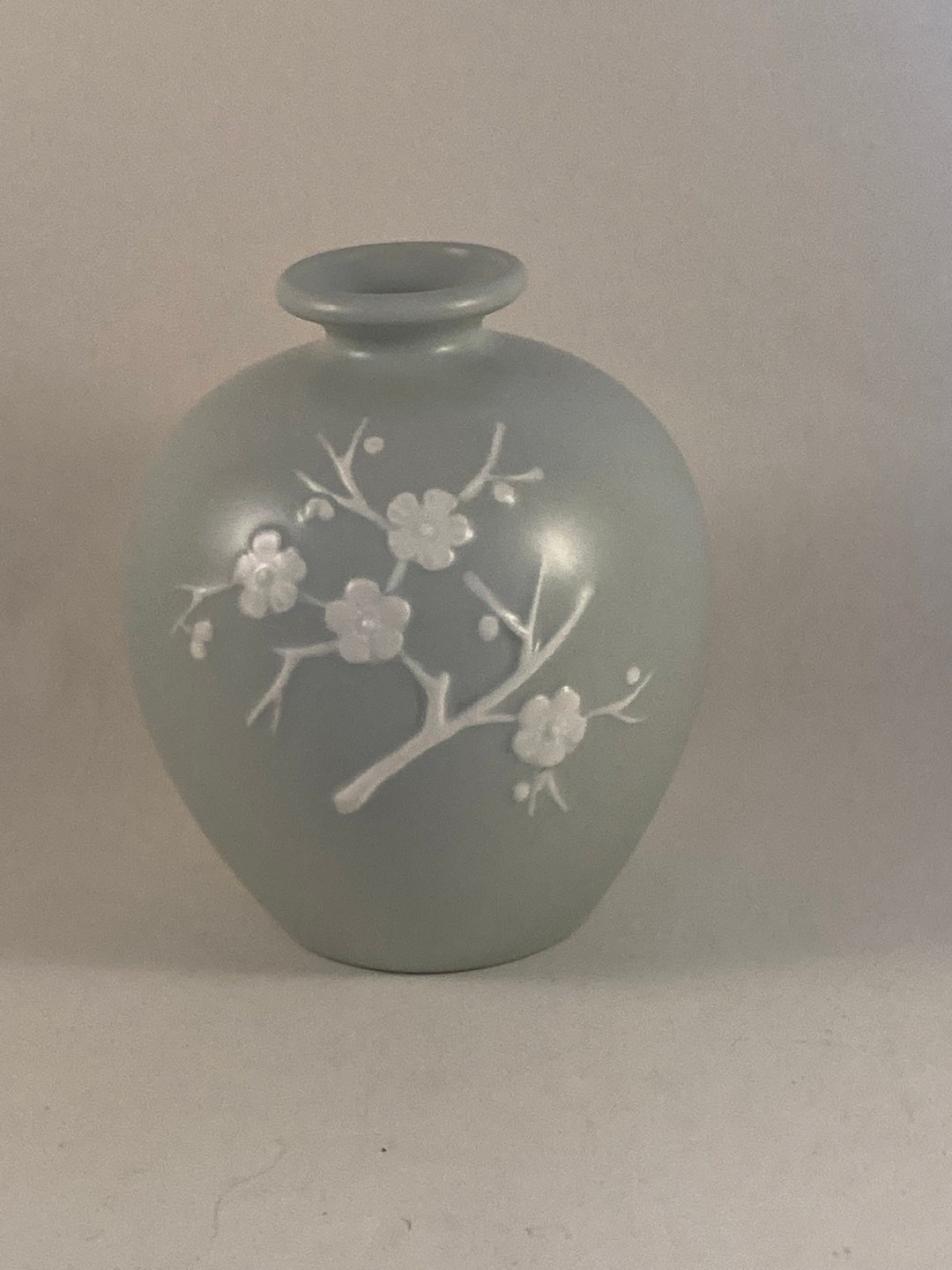 Copeland Spode England Geisha Prunus Round Vase - Etsy