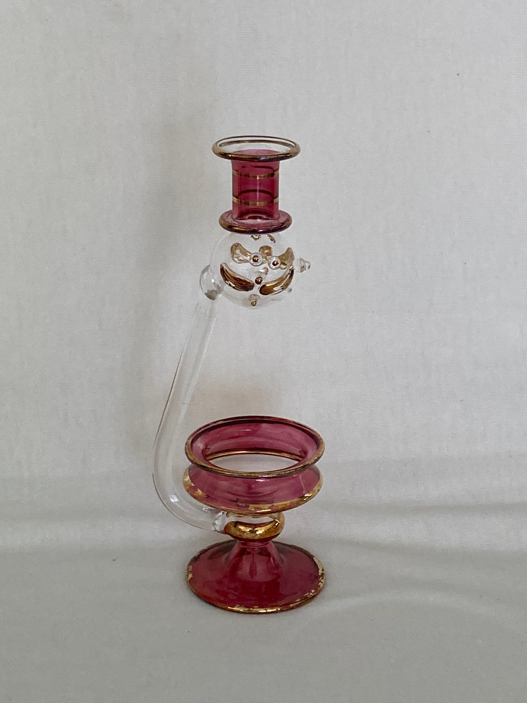 Egyptian Hand Blown Gilded Glass Oil Diffuser - Etsy